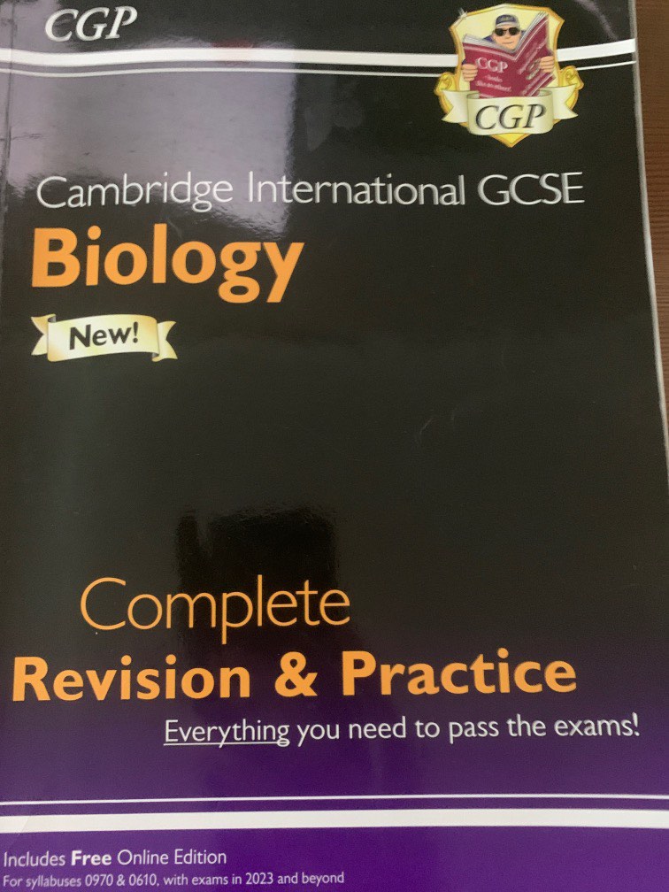 Cgp Igcse Biology Revision And Practice Guide 興趣及遊戲 書本 And 文具 書本及雜誌 補充練習 Carousell