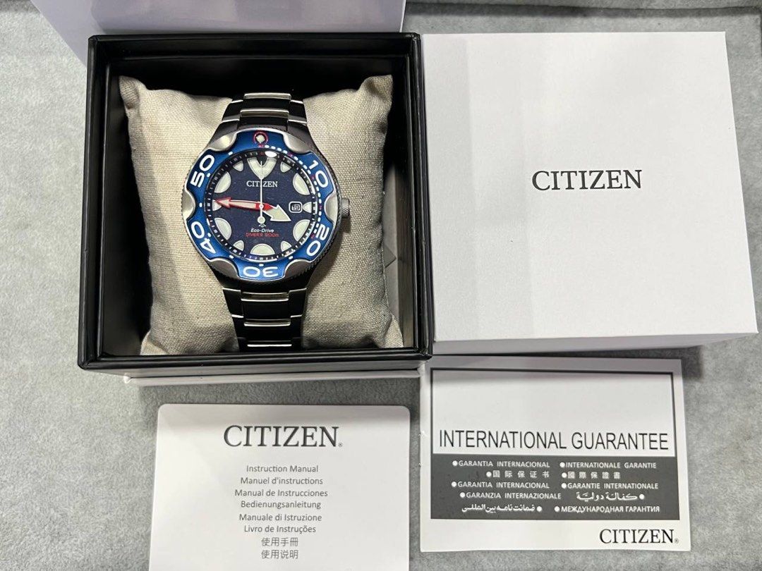 CITIZEN PROMASTER DIVE BLUE ECO DRIVE DIVERS 200M BN0231-52L, Men's ...