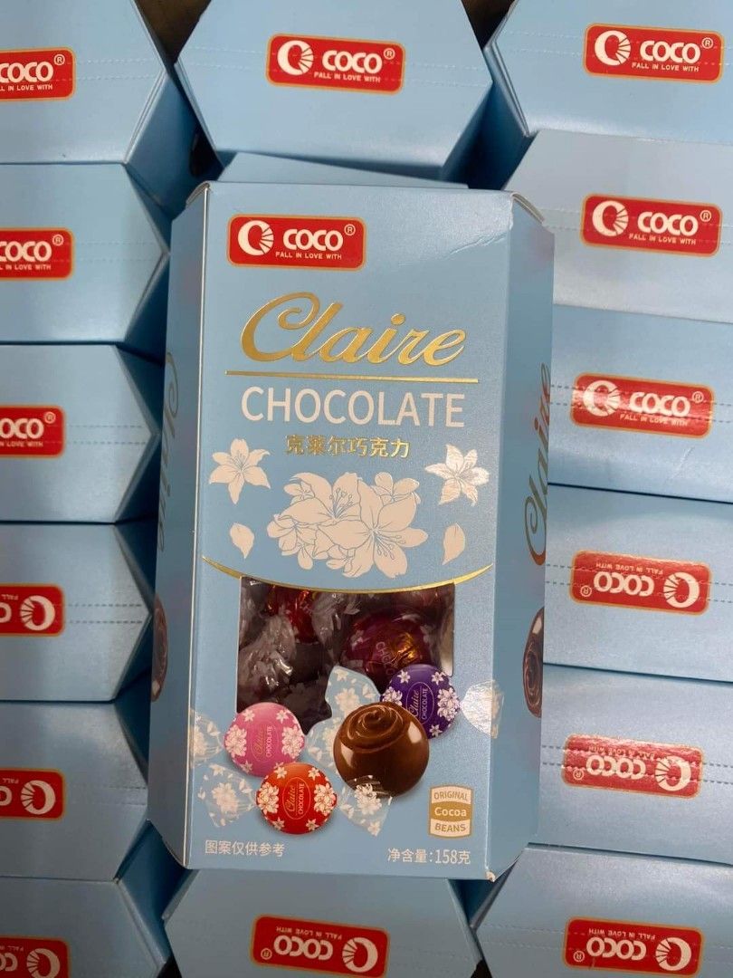Coco Claire Chocolate, Food & Drinks, Packaged & Instant Food on Carousell