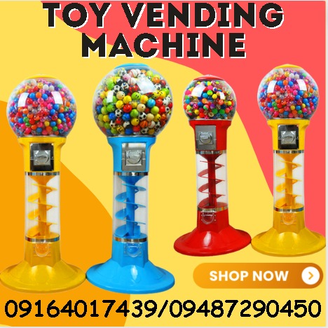 Coin Operated Spiral Gumball Vending Machine Spiral Capsule Distributor ...