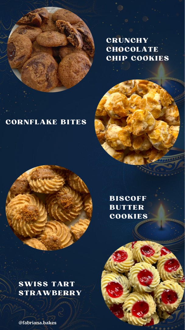 Deepavali cookies 2024, Food & Drinks, Homemade Bakes on Carousell