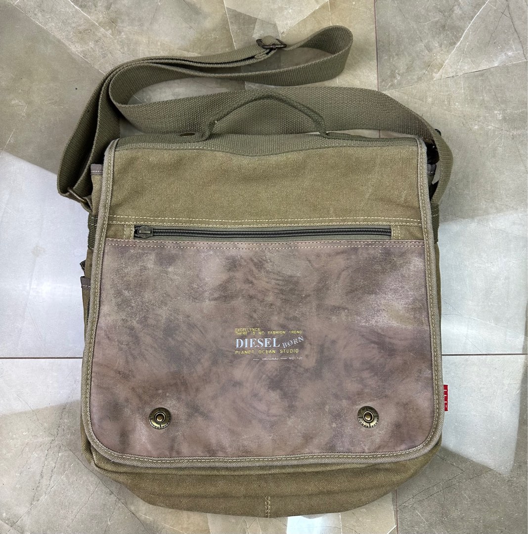 Diesel Messenger Bag, Men's Fashion, Bags, Sling Bags on Carousell
