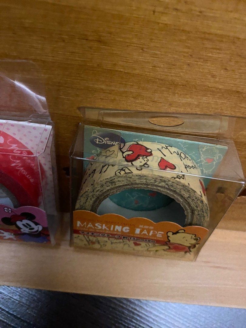 Disney Mickey n pooh masking tape, Hobbies & Toys, Stationery & Craft ...