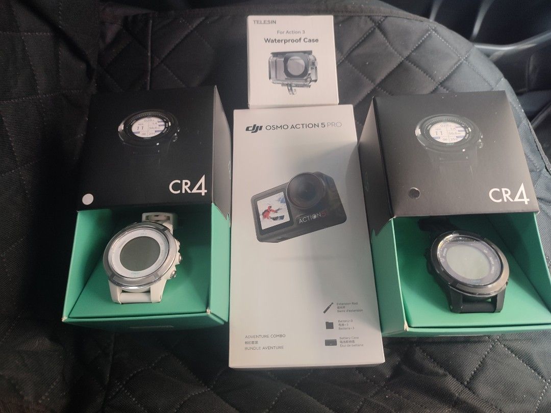 DJI Action 5 Pro Avanture Combo + Crest CR4 Dive computer, Photography, Cameras on Carousell