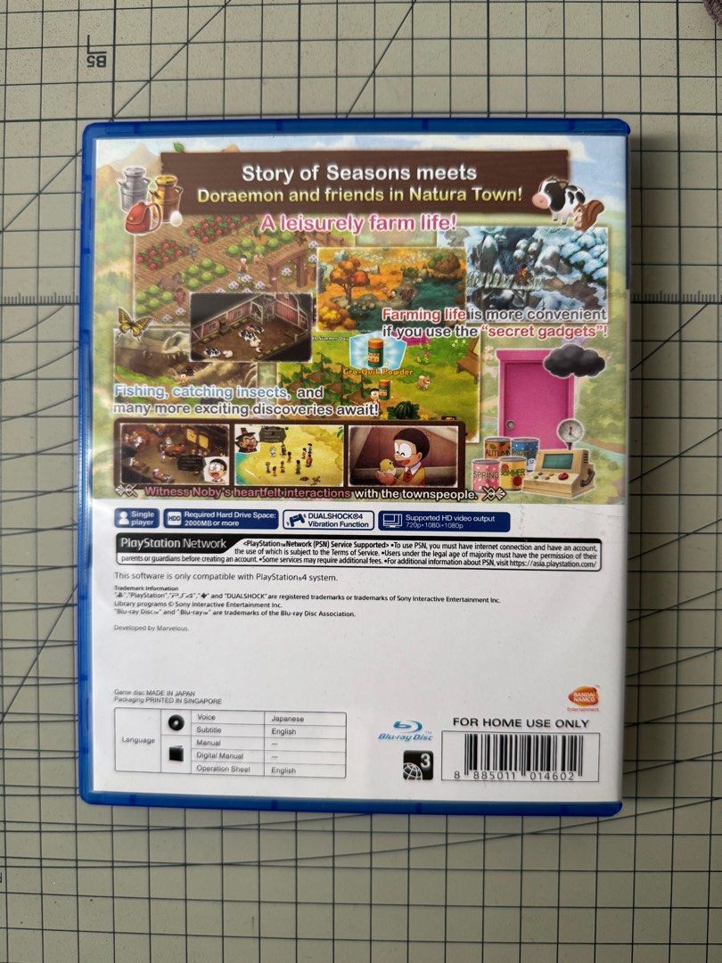 Doraemon story of seasons, Video Gaming, Video Games, PlayStation on ...