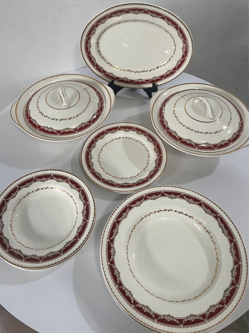 England Dinnerware set with casserole tureen set pinggan, Furniture ...