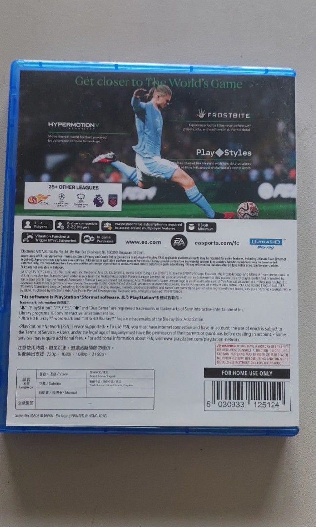 FC24 PS5 disc version, Video Gaming, Video Games, PlayStation on Carousell
