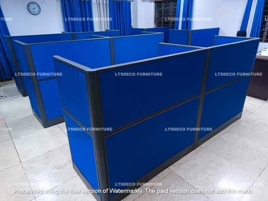 full fabric workstation modular table partitions | office partitions ...