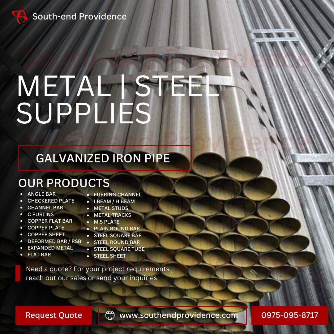 GI Pipes 4" | Galvanized Iron Pipes Sched 20 | BI Pipes | Deformed Bar ...