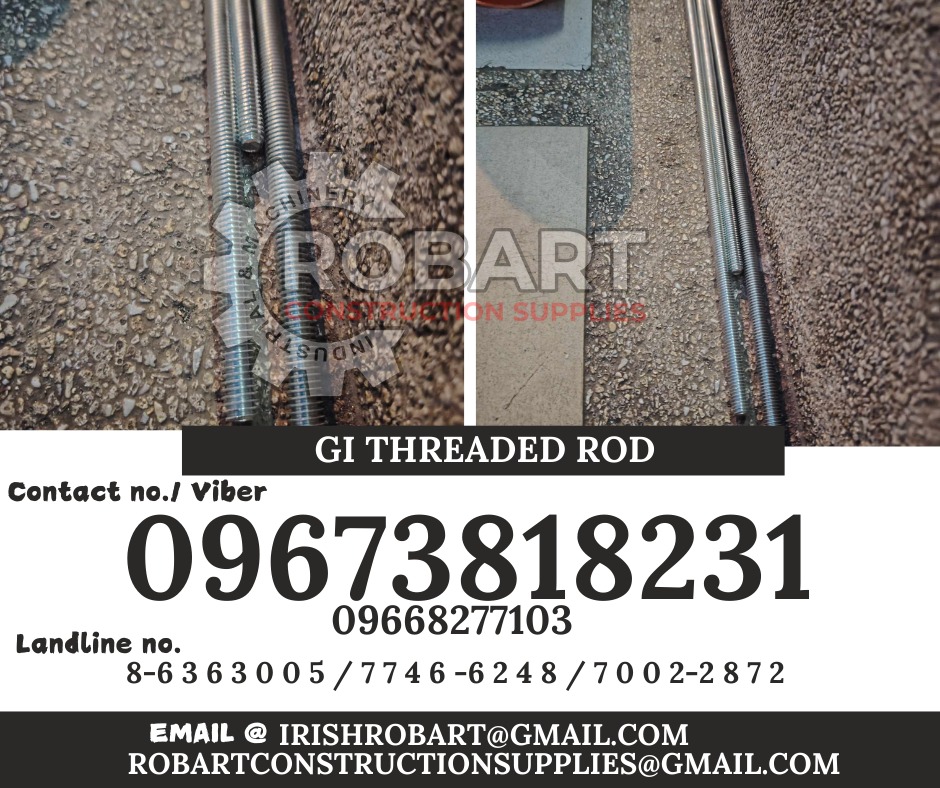 GI threaded rod, Commercial & Industrial, Construction Tools ...