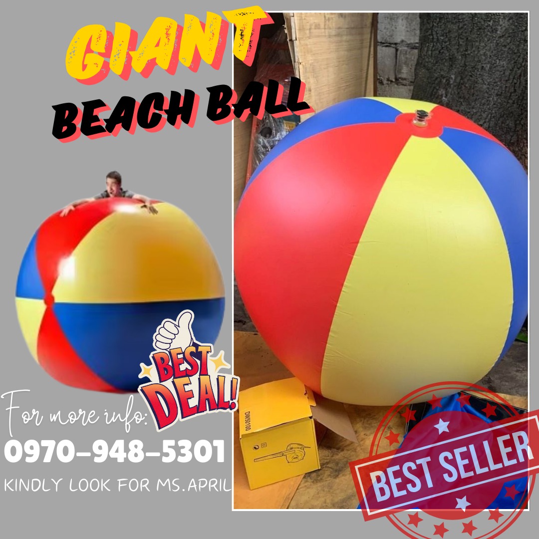 GIANT INFLATABLE BEACH BALL AVAILABLE NOW, Looking For on Carousell