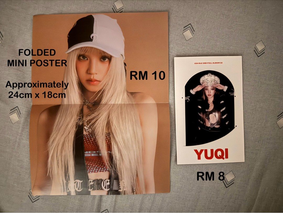 GIDLE YUQI Photocards & Poster, Hobbies & Toys, Collectibles ...