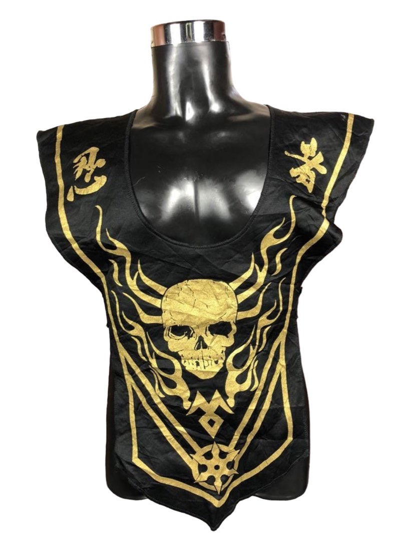 Gold Ninja Skull Cosplays Costume, Luxury, Accessories on Carousell
