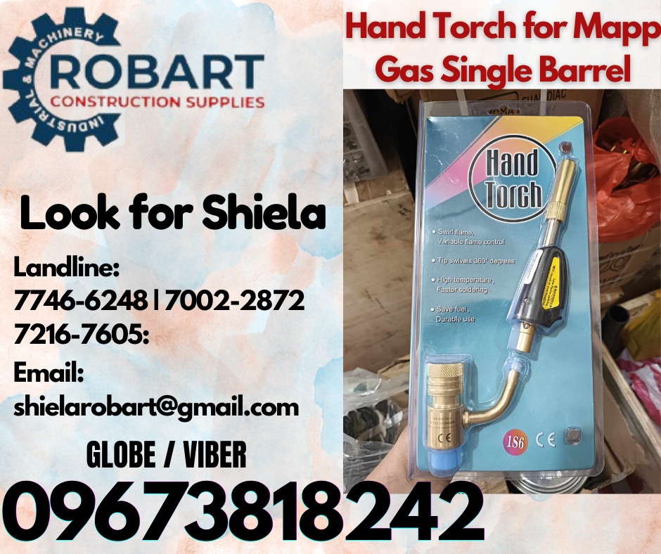 Hand Torch for Mapp Gas Single Barrel, Commercial & Industrial ...