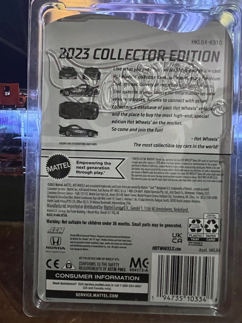 HOT WHEELS LEGENDS TOUR HONDA S200, Hobbies & Toys, Toys & Games on ...