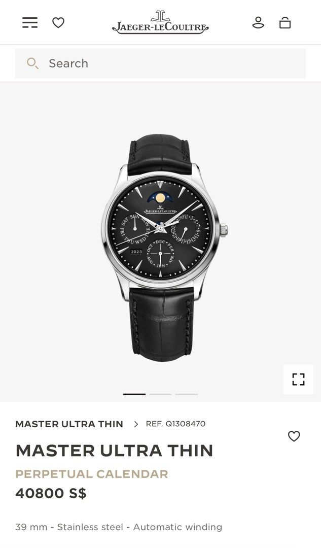 Jaeger LeCoultre JLC Master Ultra Thin Perpetual Calendar (Dr Strange ...