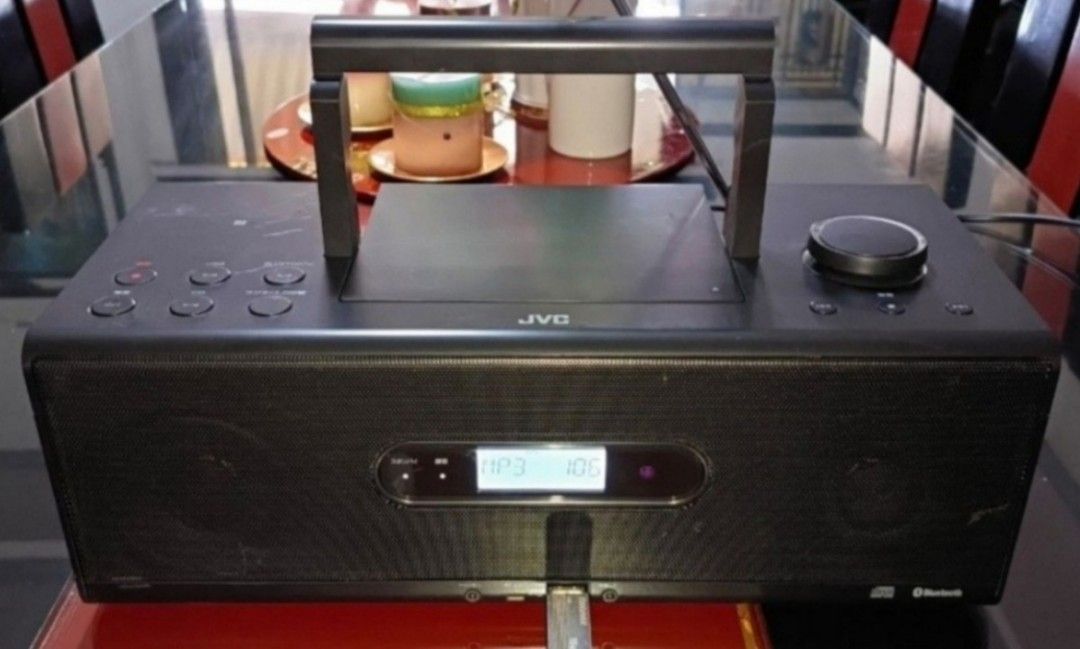 JVC (VICTOR) RD-W1 CD USB BLUETOOTH RADIO PORTABLE SYSTEM BOOMBOX, Audio, Portable Music Players ...
