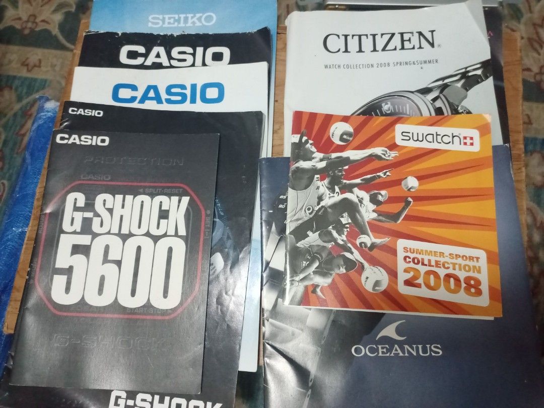 Katalog Jepun Jam Casio, G-Shock dan pelbagai bundle lot, Hobbies ...