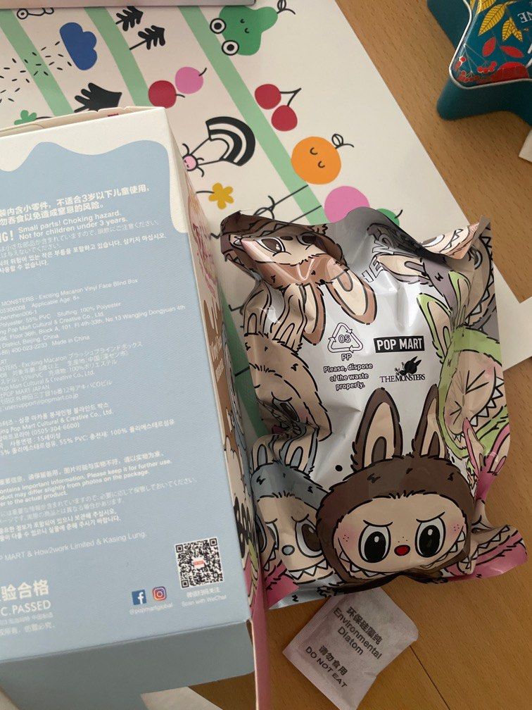 Labubu Macaron V1 Sesame, Hobbies & Toys, Toys & Games on Carousell