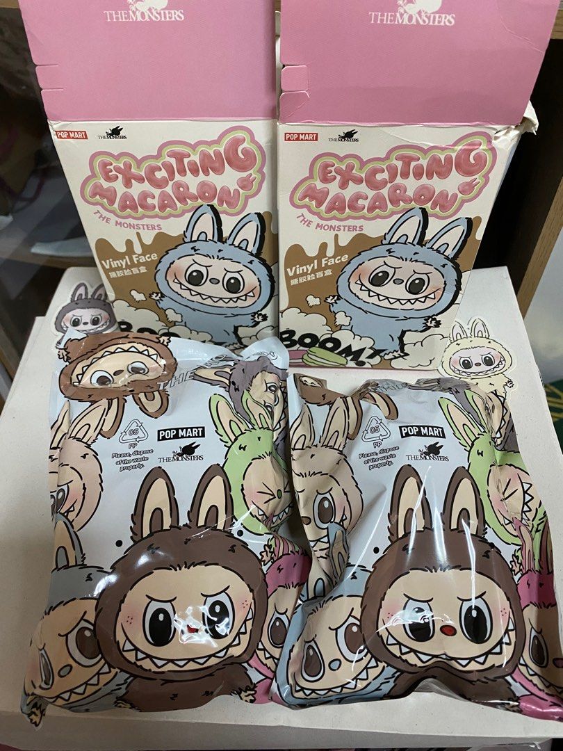 Labubu macaroon popmart crybaby powerpuff girl, Hobbies & Toys, Toys ...