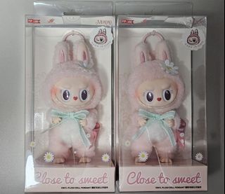 (Instock) Mokoko Labubu V1 Close To Sweet Plush Pendant - Popmart Pop ...