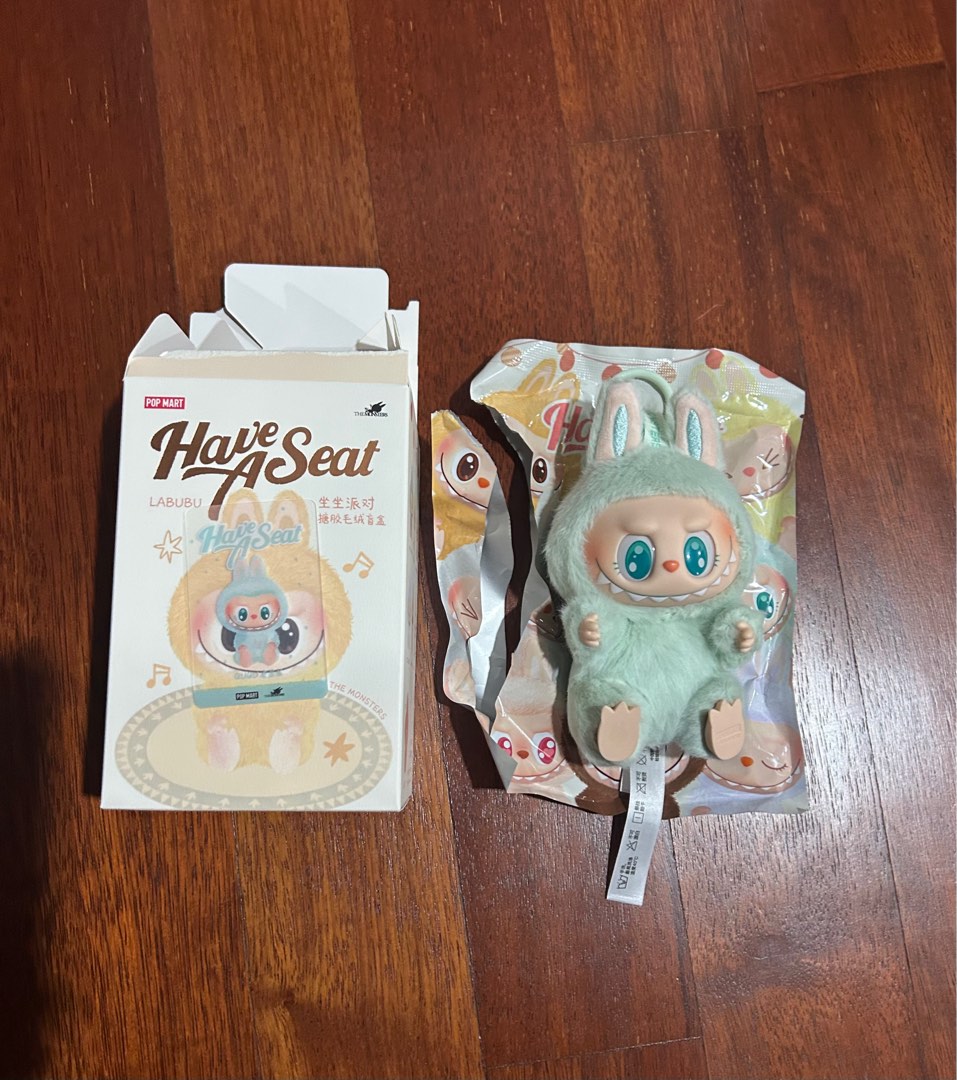 labubu ququ have a seat v2 popmart, Hobbies & Toys, Toys & Games on ...