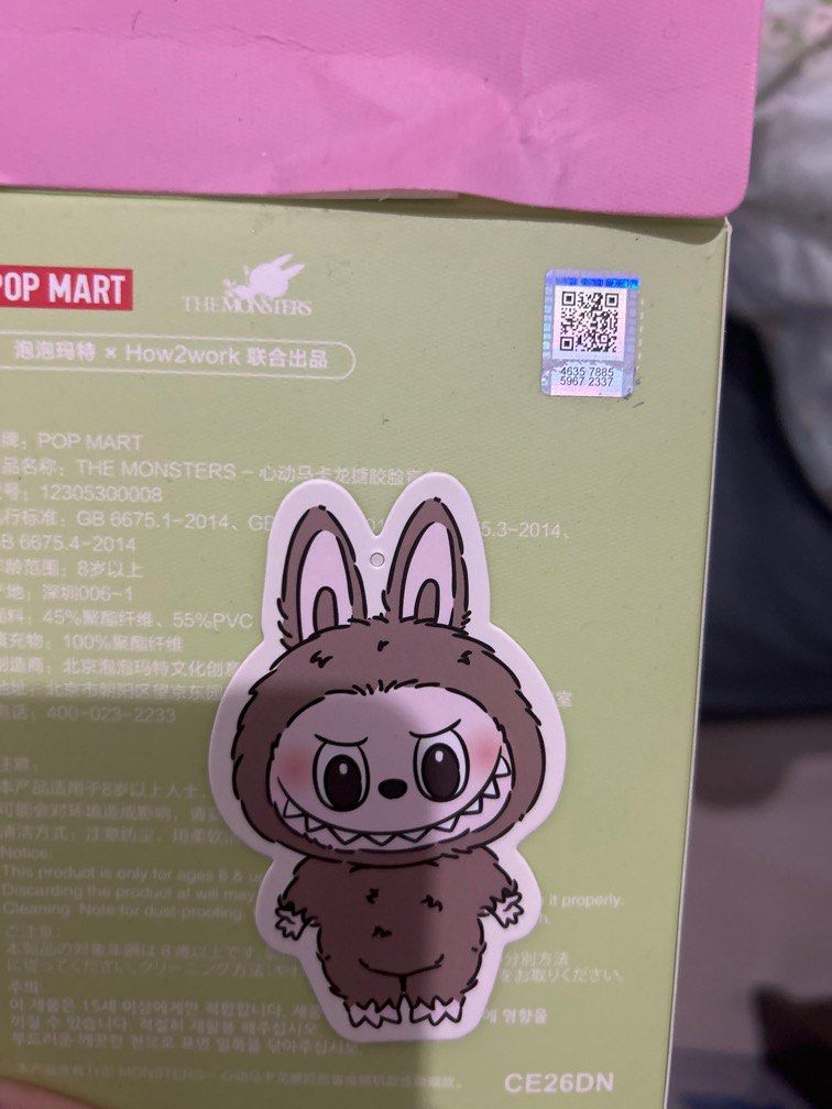 Labubu V1 Macaron Toffee, Toys & Collectibles, Lainnya di Carousell