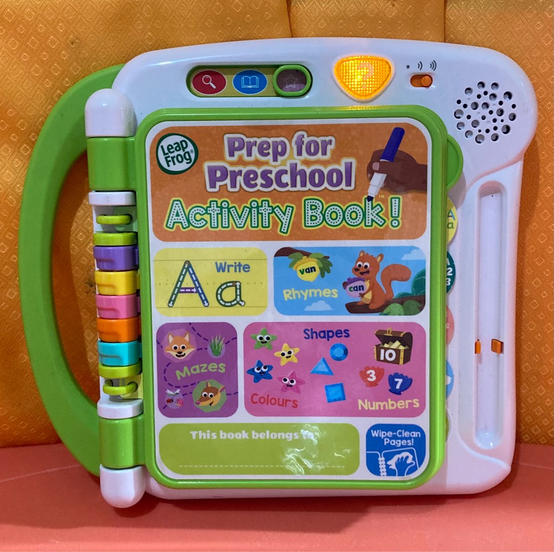 LeapFrog Prep for Preschool Activity Book,Green, Hobbies & Toys, Toys ...