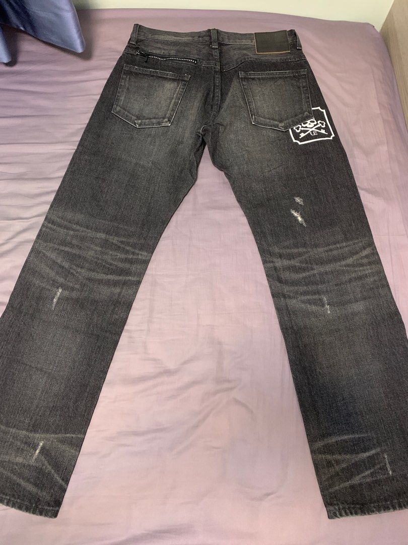 Mastermind JAPAN x Uniform Experiment Regular Selvedge Denim Jeans ...
