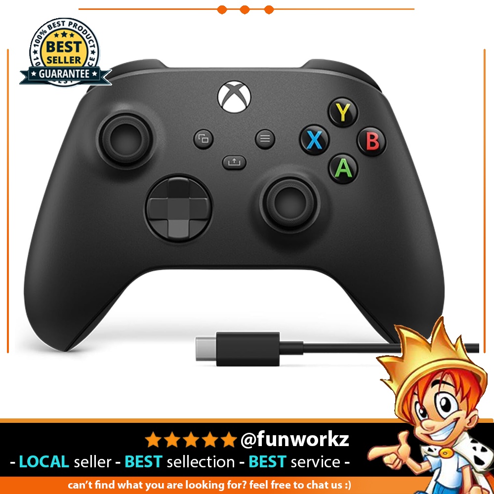 Microsoft Xbox Wireless Controller + USB-C Cable - Xbox (Wireless ...