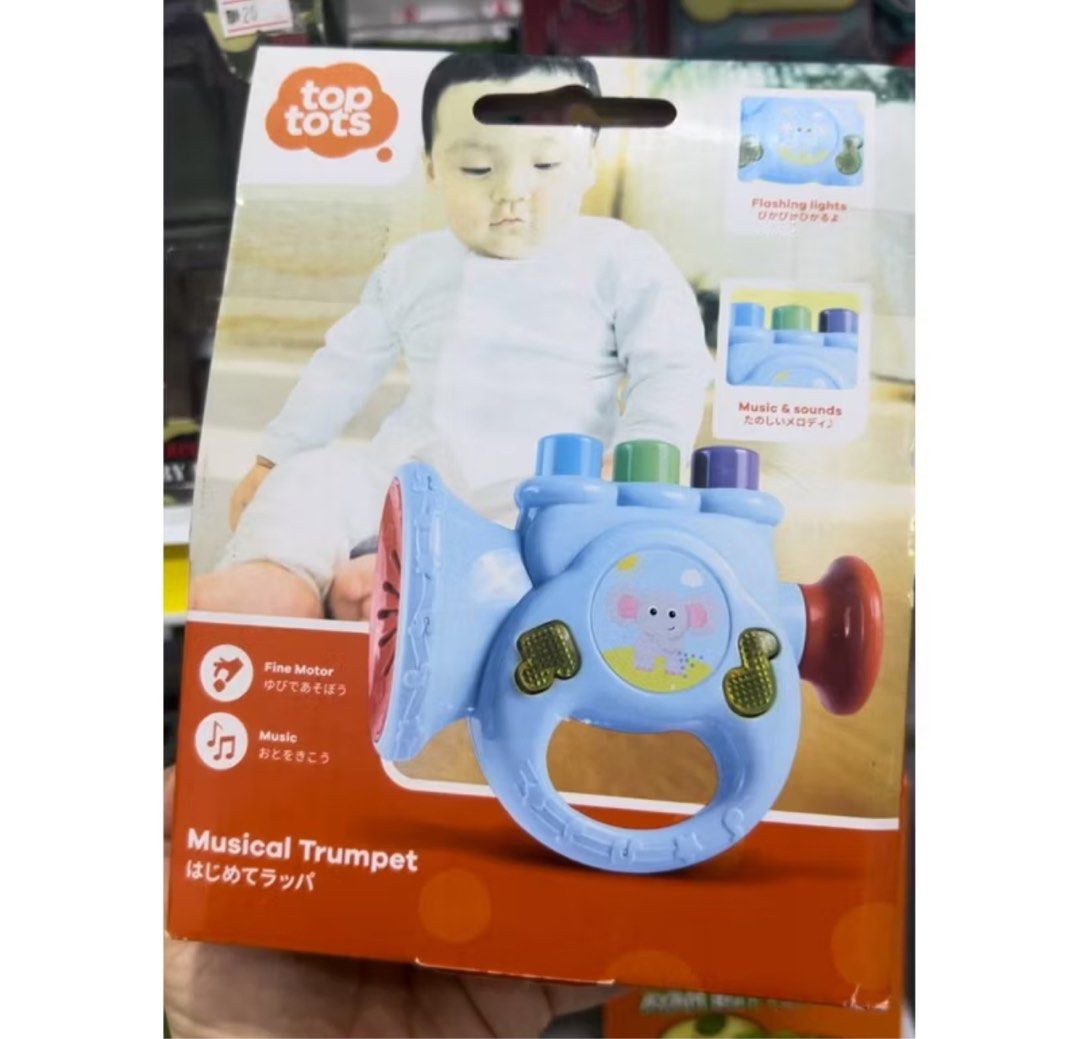 Musical Trumpet by Top Tots for baby 6m+, Babies & Kids, Infant ...