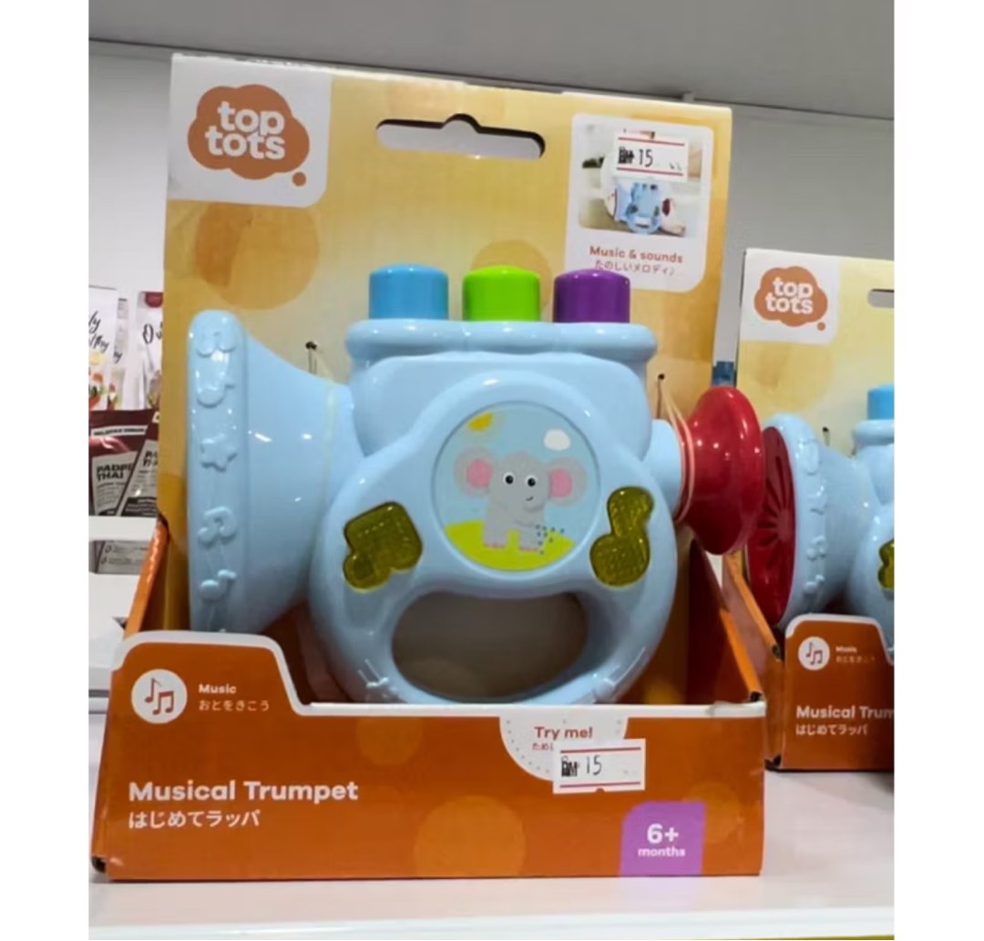 Musical Trumpet by Top Tots for baby 6m+, Babies & Kids, Infant ...