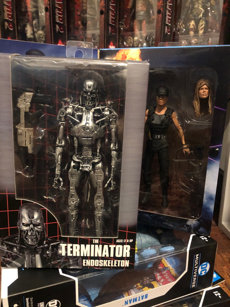 Neca Terminator Sarah Connor and Endoskeleton Set, Hobbies & Toys, Toys & Games on Carousell
