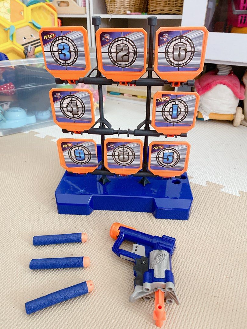 Nerf Target & gun, Hobbies & Toys, Toys & Games on Carousell