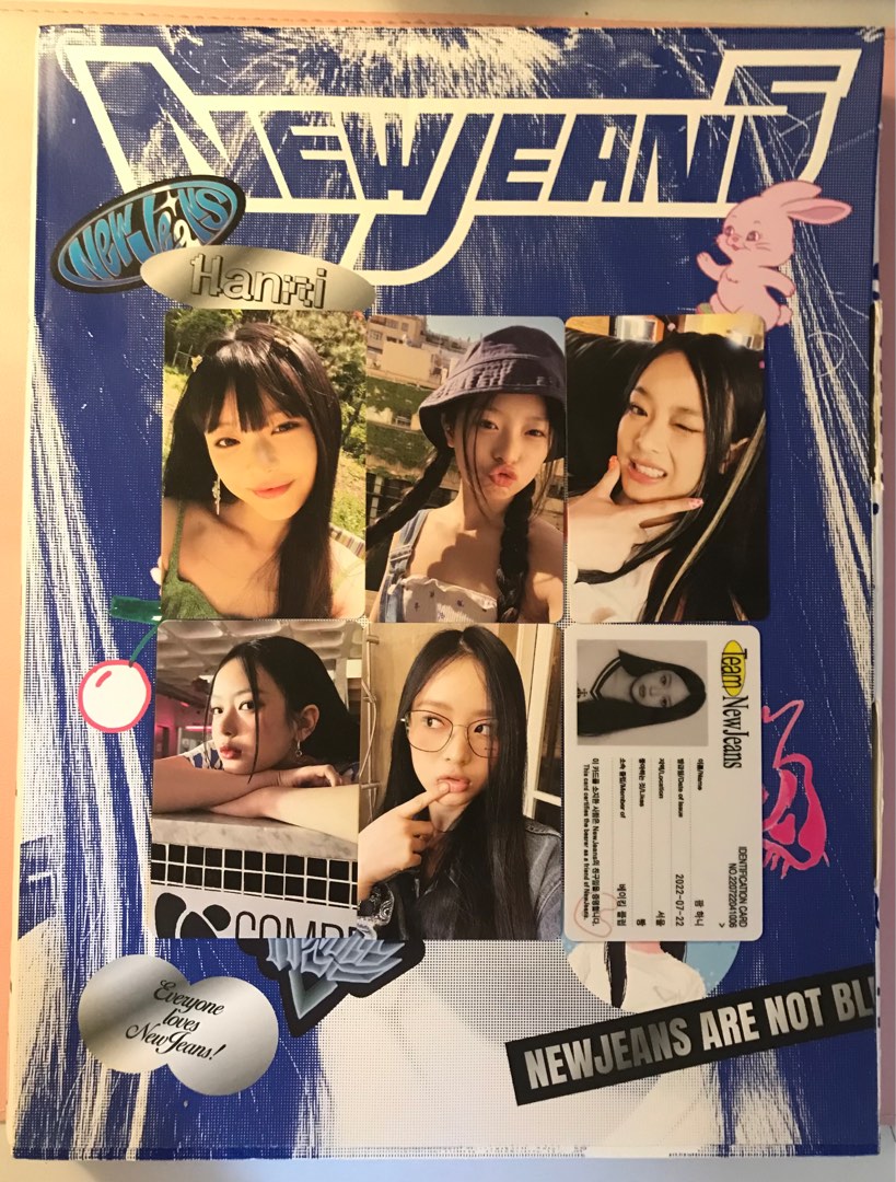 Newjeans 1st Ep Bluebook Hanni Version Unsealed Album Full Inclusions ...