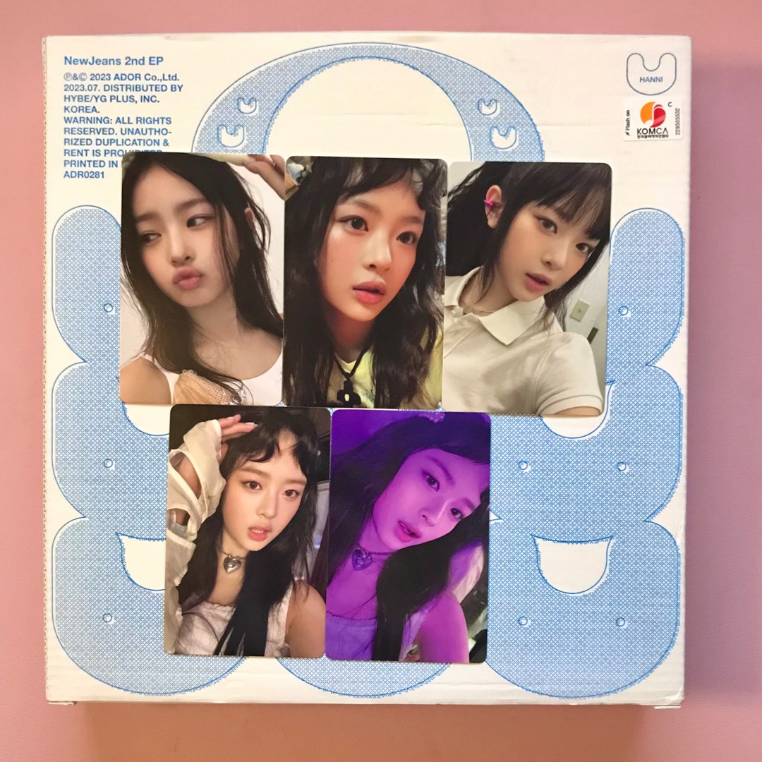 Newjeans Bunny Beach Bag Hanni Version Unsealed Album Full Inclusions ...