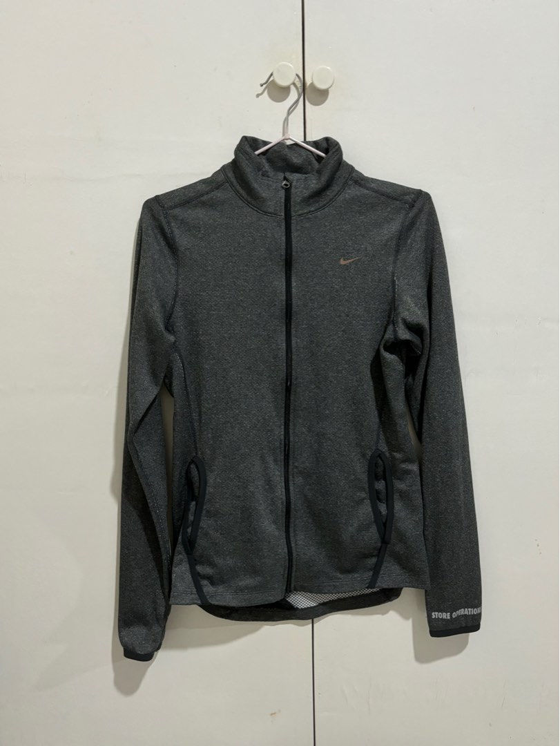 Nike Gray Dri Fit Jacket, Women's Fashion, Coats, Jackets and Outerwear ...