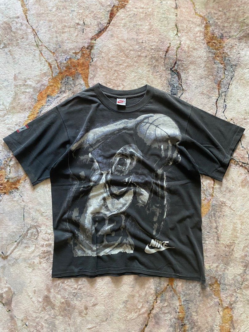 Nike Vintage Jordan Full Print, Men's Fashion, Tops & Sets, Tshirts ...