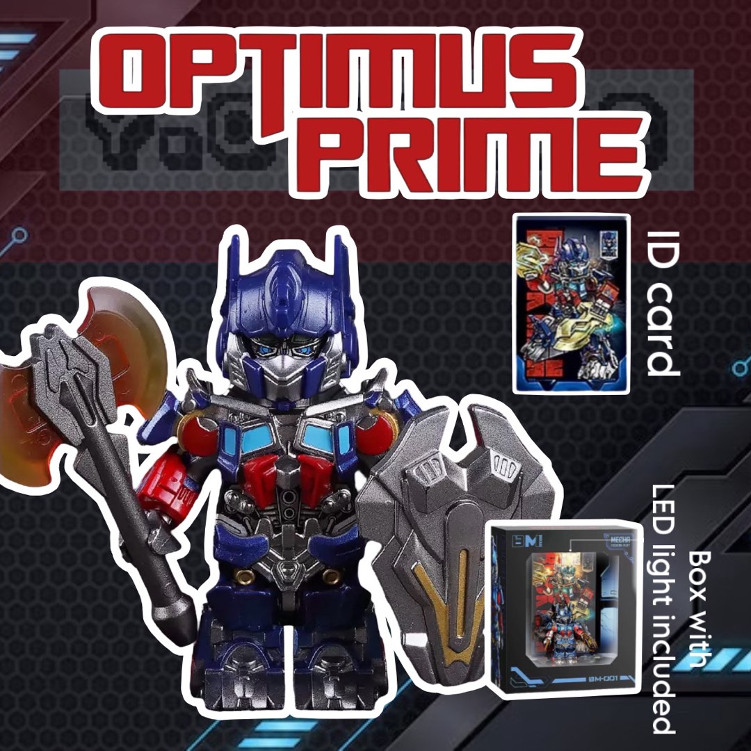 [Limited Edition] Transformers Optimus Prime Minifigures | Transformers ...