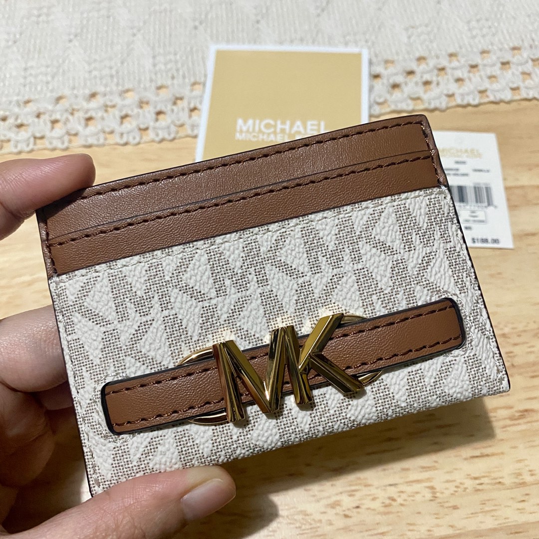 Original Michael kors Reed Card holder, Luxury, Bags & Wallets on Carousell