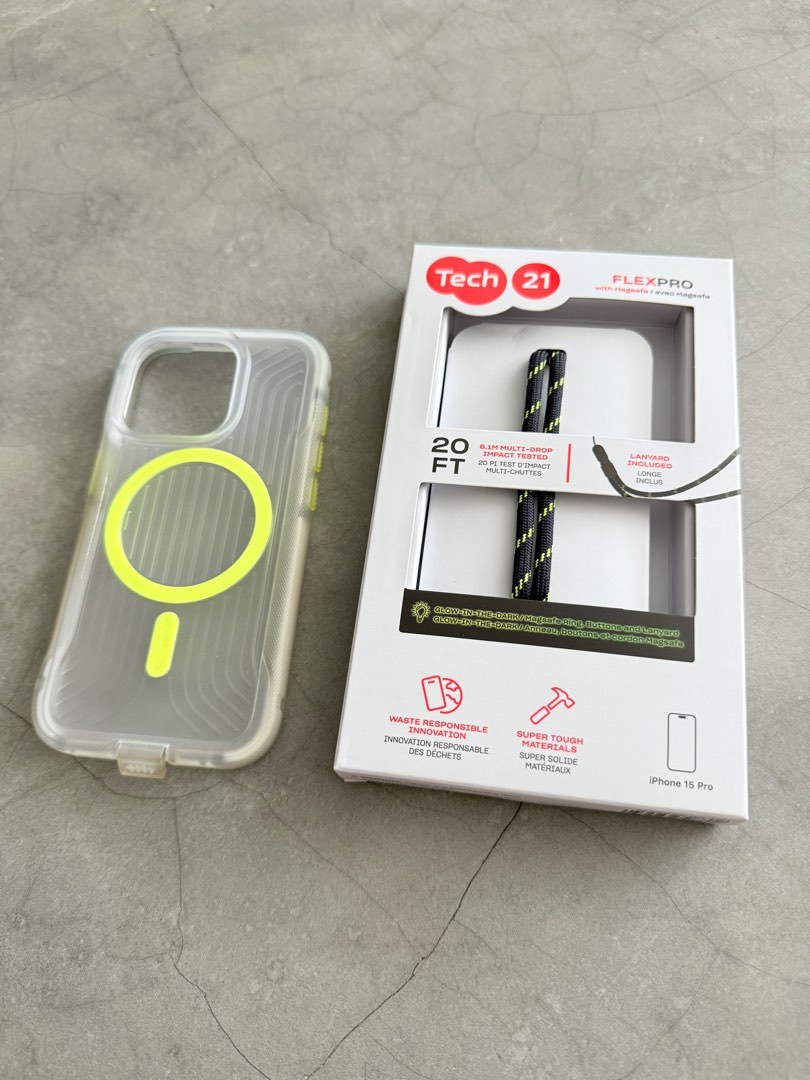 Original Tech21 FlexPro Magsafe iPhone 15 Pro Case, Mobile Phones & Gadgets, Mobile & Gadget ...