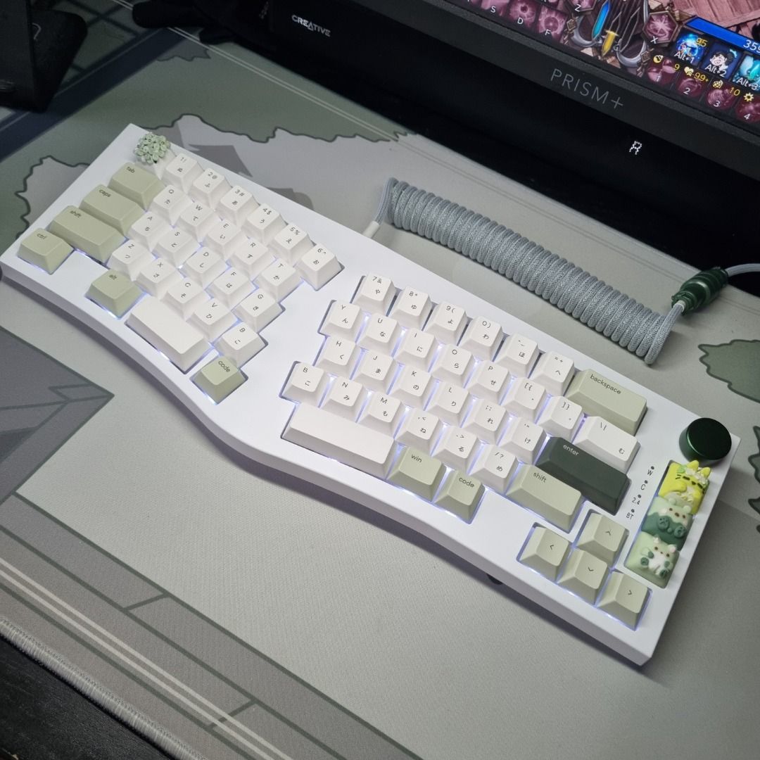 Osume Matcha Hiragana Keycap, Cable, Deskmat, Computers & Tech, Parts & Accessories, Computer ...