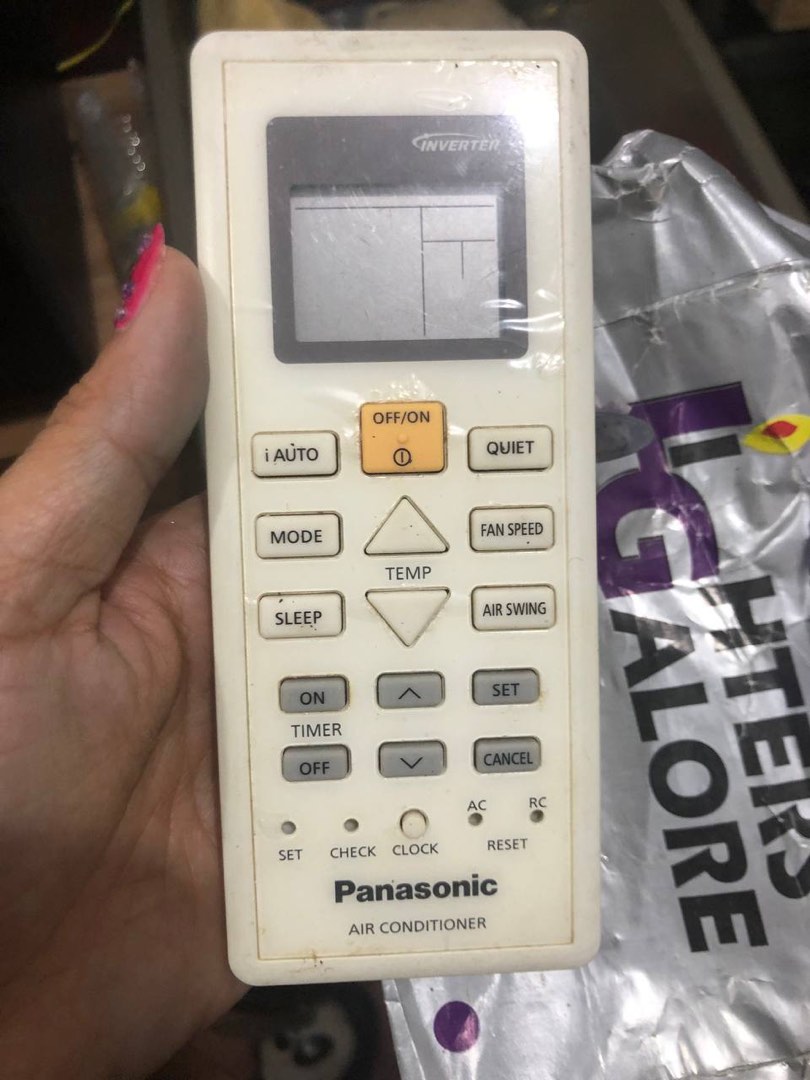 Panasonic Air Cond Aircond Air Conditioner Remote Control 10600 (OEM or ...