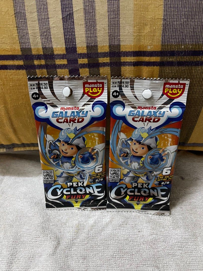 BoBoiBoy Cyclone Fury AA & Normal Combo – MONSTA Galaxy Card, Hobbies ...