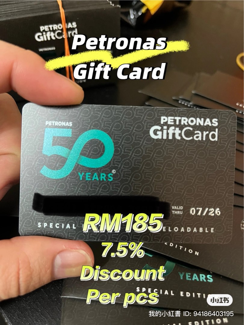 Petronas Gift Card for sell, Tickets & Vouchers, Store Credits on Carousell
