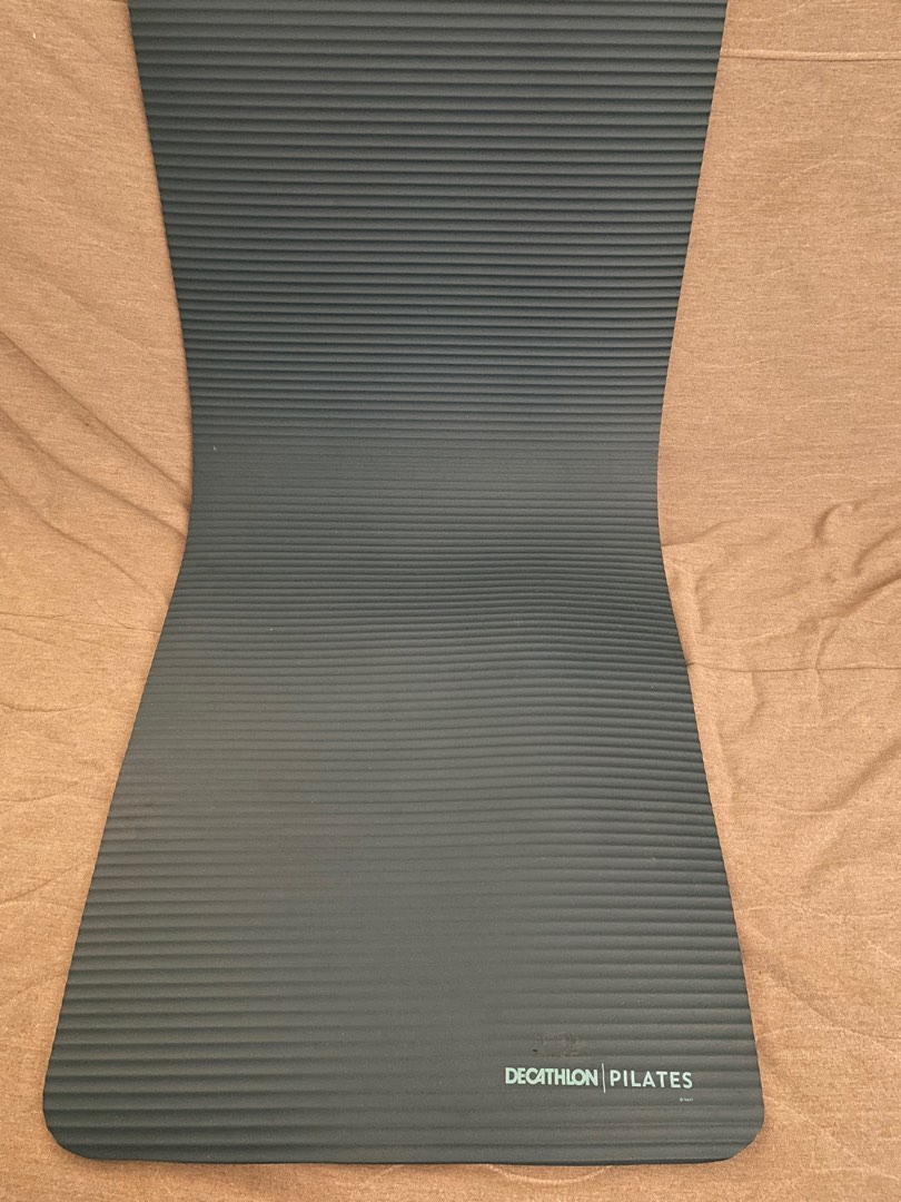 Pilates Mat Decathlon Comfort 100 (10 mm thickness) Blue, Sports ...
