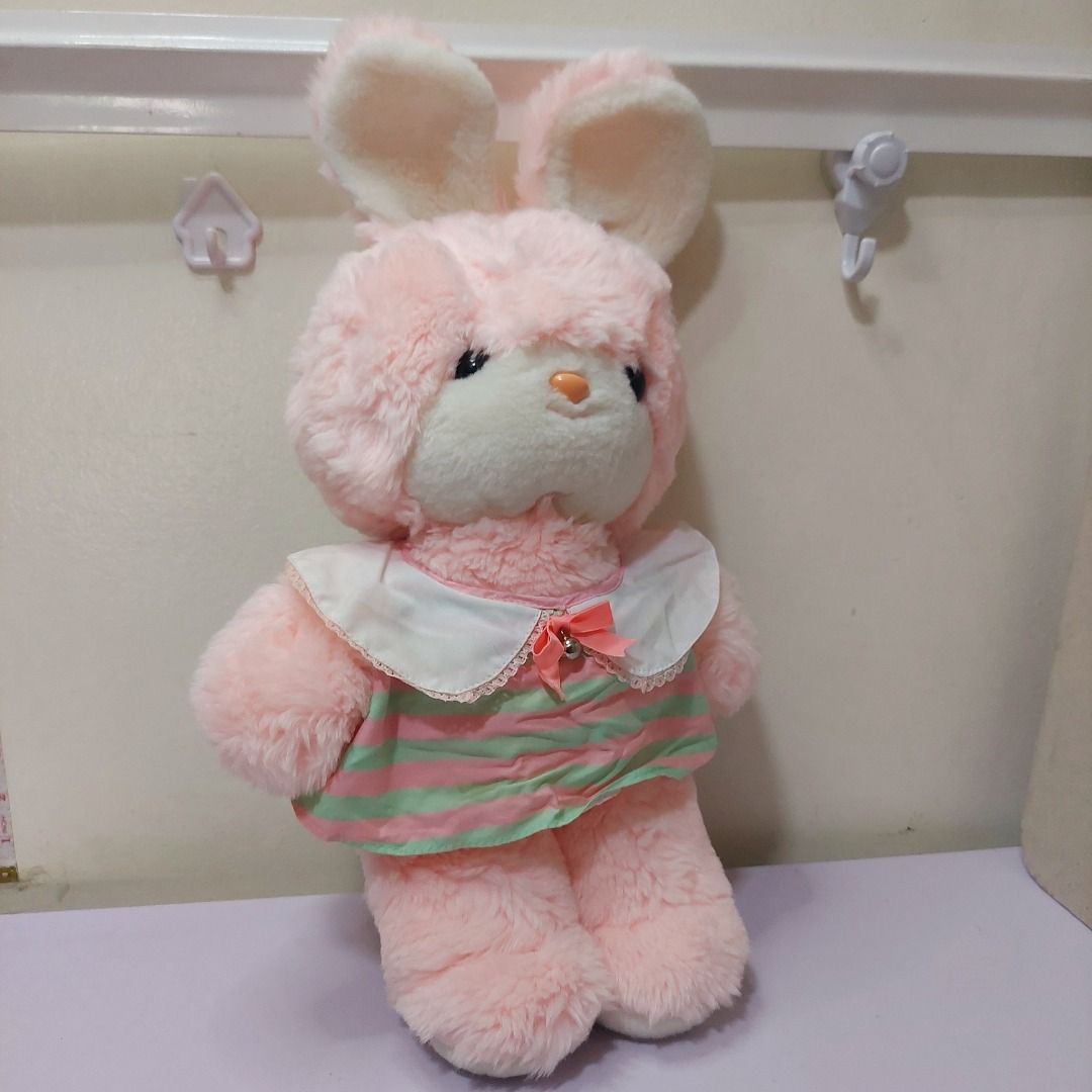 Pink Bunny By YOSHITOKU Tokyo Japan 48 CM Rabbit Stuffed Toy, Hobbies ...