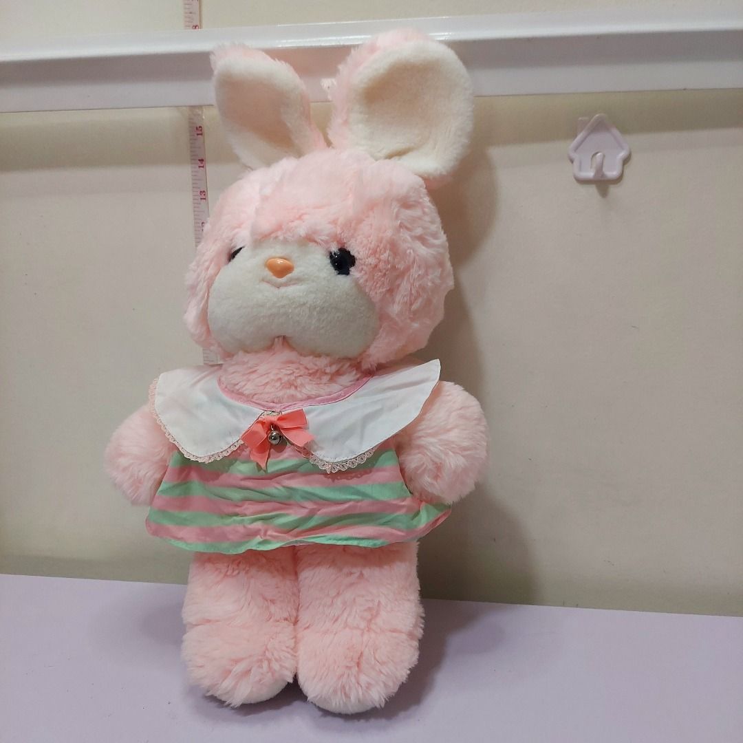 Pink Bunny By YOSHITOKU Tokyo Japan 48 CM Rabbit Stuffed Toy, Hobbies ...
