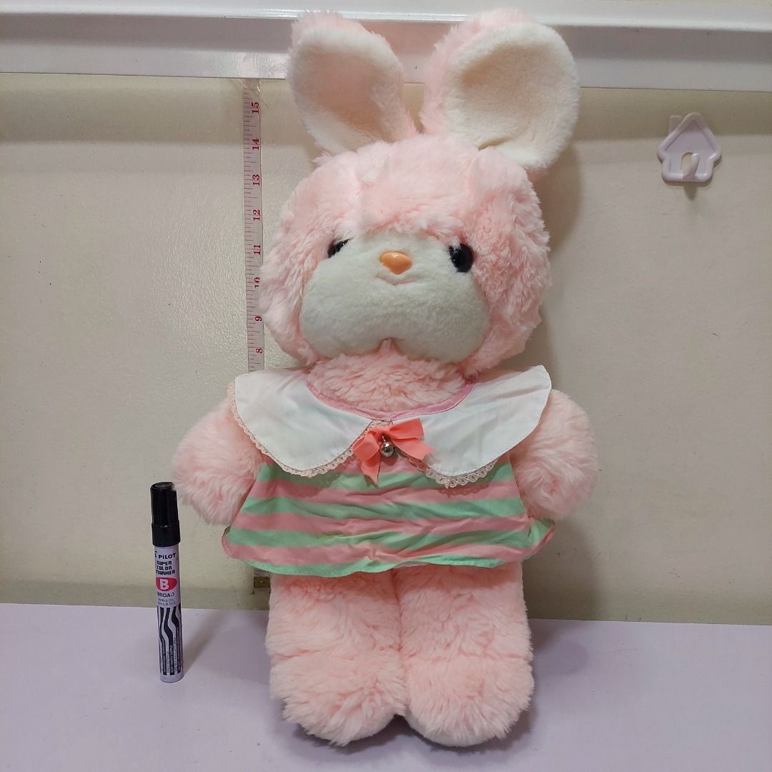 Pink Bunny By YOSHITOKU Tokyo Japan 48 CM Rabbit Stuffed Toy, Hobbies ...