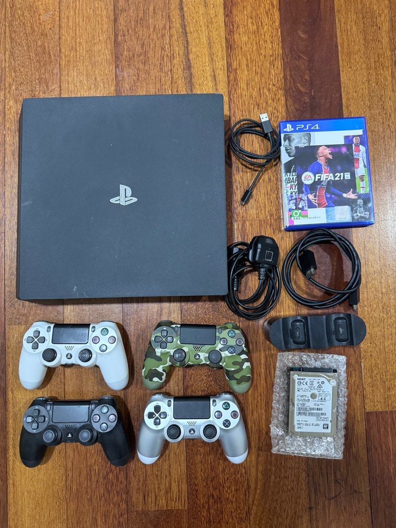 Playstation 4 Pro (PS 4) with 480GB SSD, Video Gaming, Video Game ...